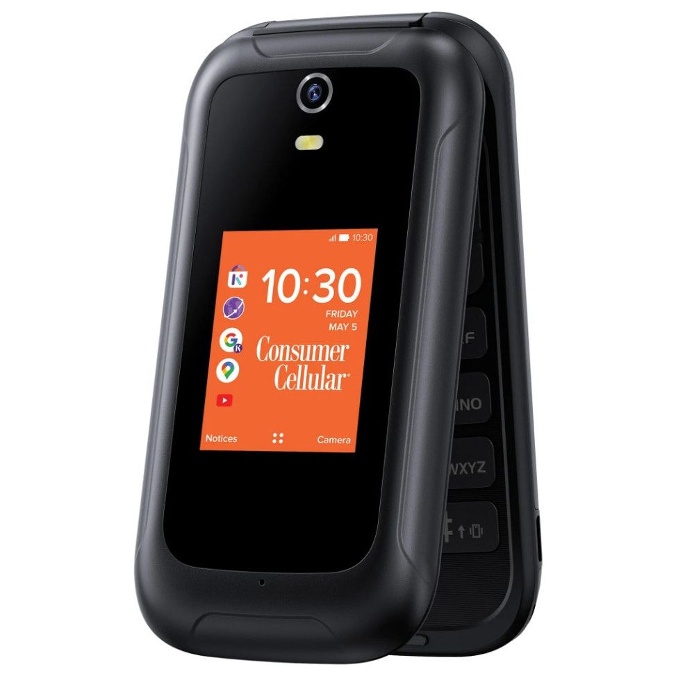 Consumer Cellular Iris, 8GB, Black - Flip Phone – ElectronicsForce