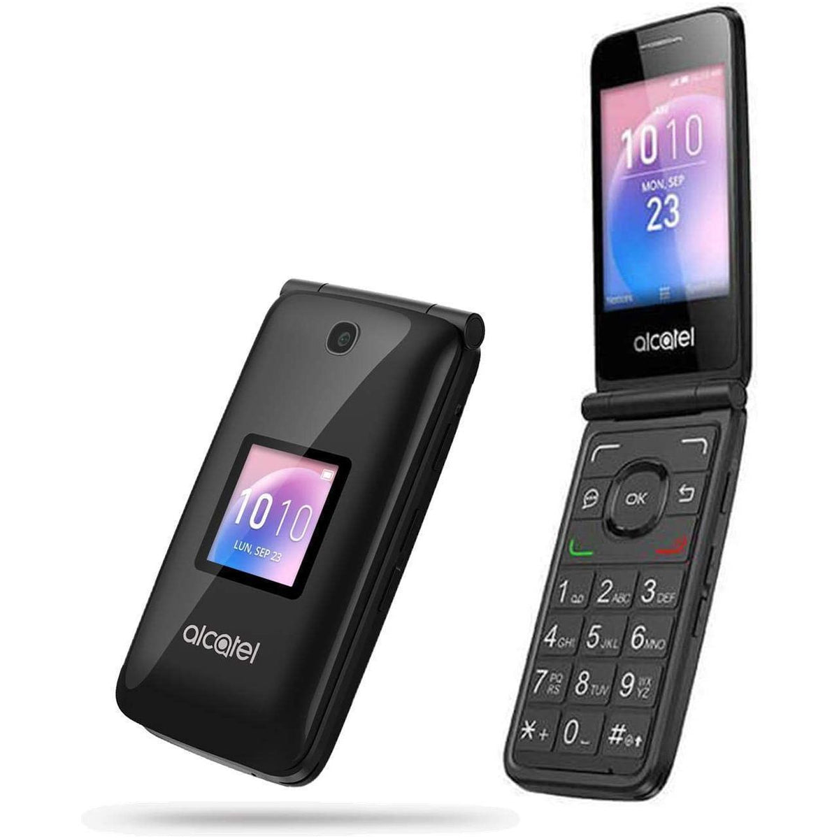 NEW Alcatel Go Flip 3 Black Gsm Unlocked – ElectronicsForce
