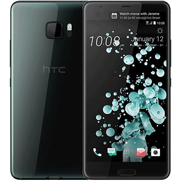 HTC U Ultra 64GB Factory Unlocked 4G Smartphone - Brilliant Black ...