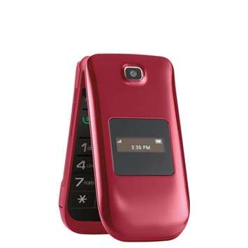 Consumer Cellular 101 Flip Phone - Red – ElectronicsForce